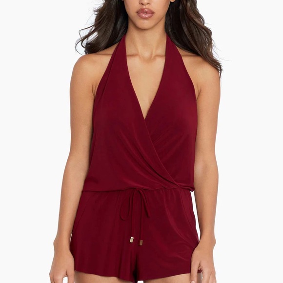 Magicsuit | Swim | Magicsuit Slimming Halter Romper Swimsuit Nwt | Poshmark